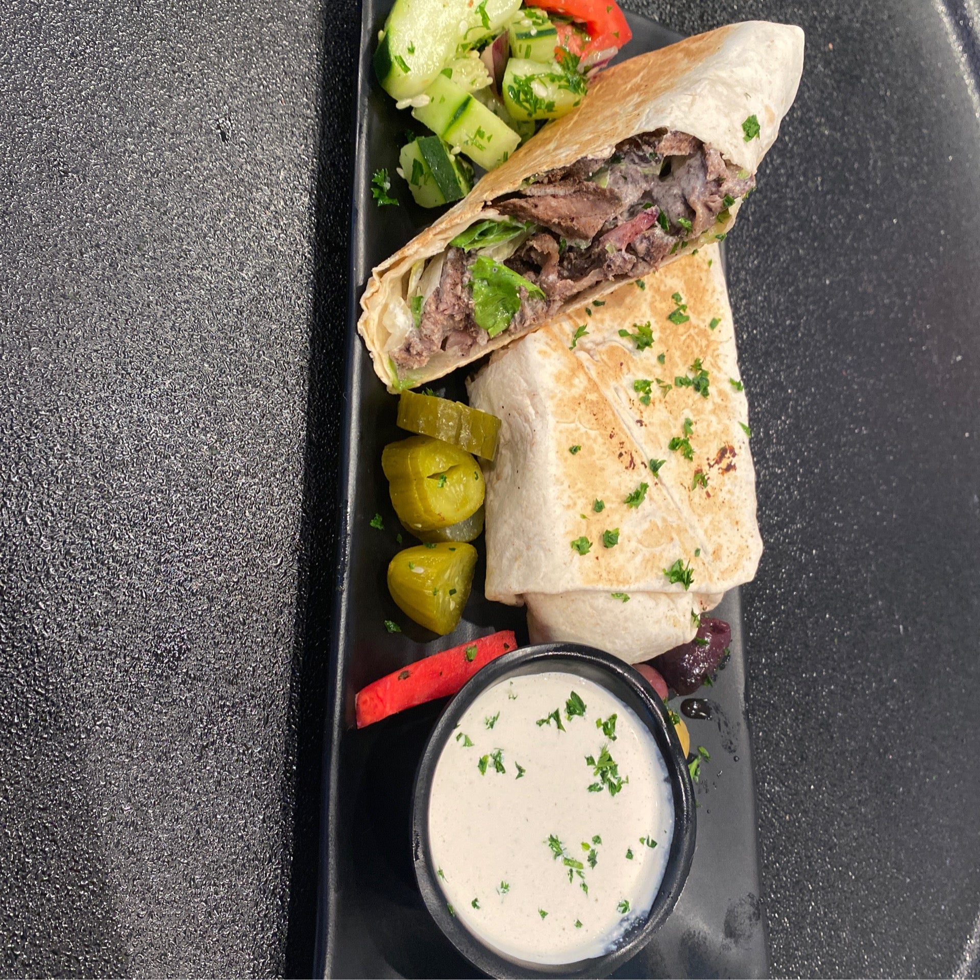 04 Beef & Lamb Shawarma | Falafel Hut Santa Rosa